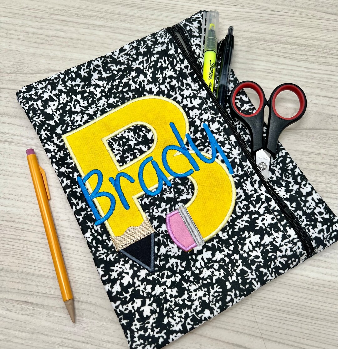 Personalized Pencil Pouch Custom Pencil Case Back to - Etsy