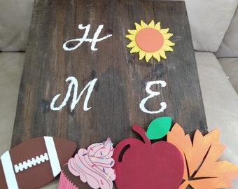 Interchangeable Home Sign, Wall Sign, Shelf Sitter - Etsy