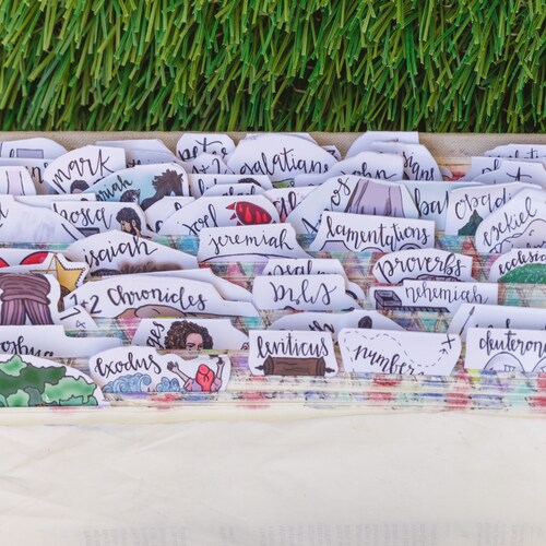 The World's Cutest Bible Tabs Ever for Catholic and | Etsy