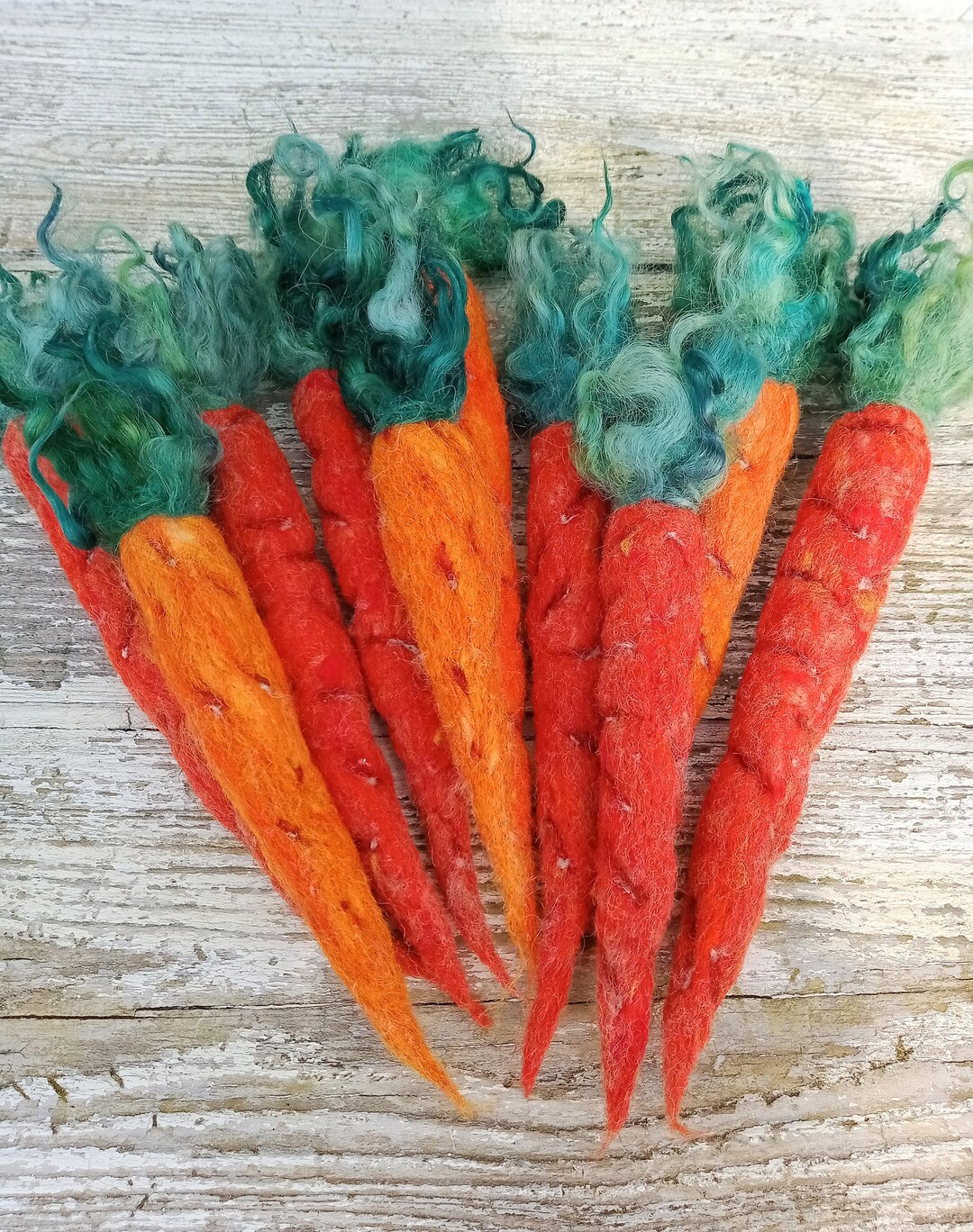 Farm Fresh Needle Felted Garden Carrots ~ Home Decor / Photo Prop ~ All ...