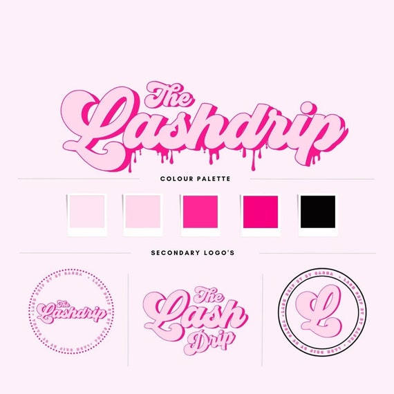 Neon Sign Premade DIGITAL Logo Design. Paper & Party Supplies Design ...