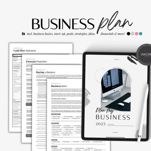 Printable & Digital Business Planner Bundle Business Plan - Etsy