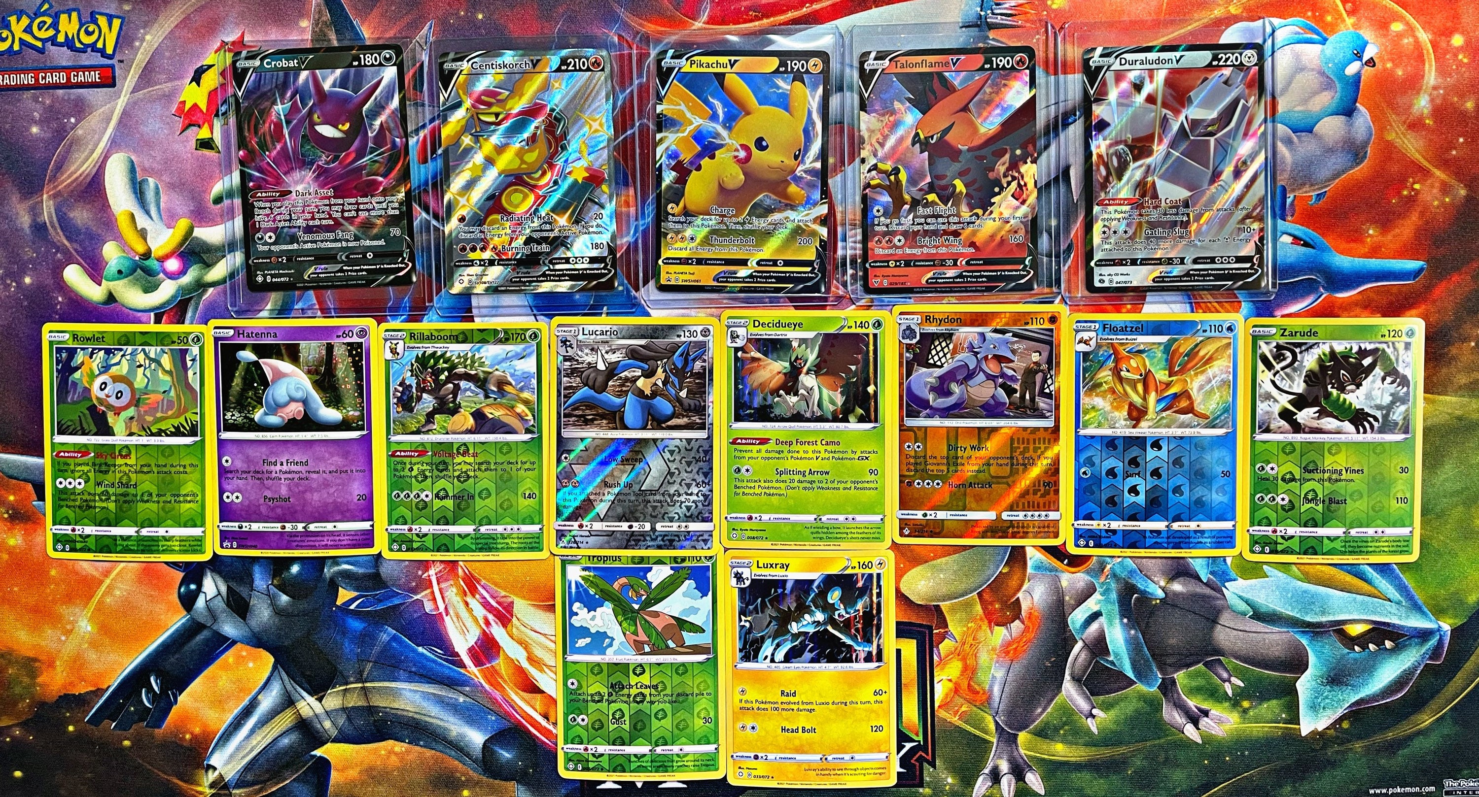 15 RARE Authentic Pokémon Cards Plus 35 Basic Cards. See Description ...