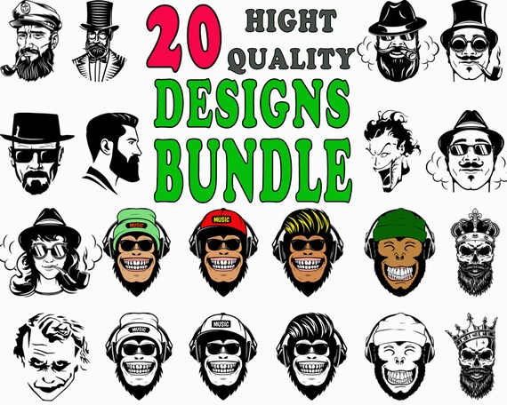 20 SVG Designs Bundle Hight Quality SVG Files for Cricut - Etsy