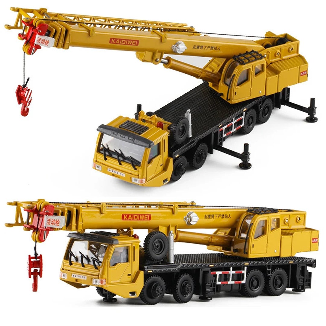 Construction Vehicle Heavy Truck Mounted Crane, Diecast Metal Alloy ...