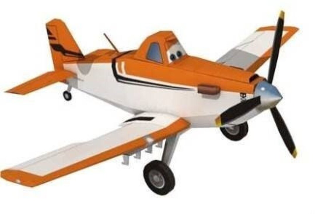 PaperCraft, 3D paper model plane, paper craft plane, digital file plans ...