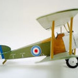 Sopwith Camel Aircraft Biplane Papercraft 3D Paper Color Model Plans ...