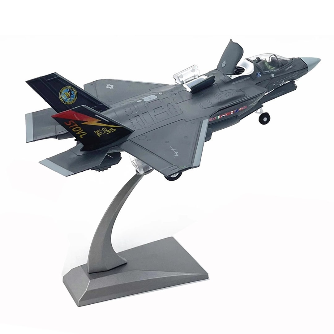 Buy F-35 Lightining II Aircraft Scale Model Jet Fighter Plane Metal Die ...