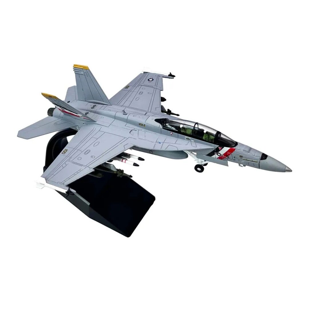F-18 Super Hornet Top Gun Aircraft Scale Model US Navy Fighter Plane ...