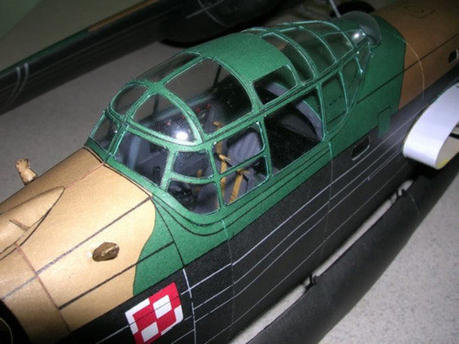 Avro Lancaster Bomber Aircraft Papercraft Paper Color Model - Etsy