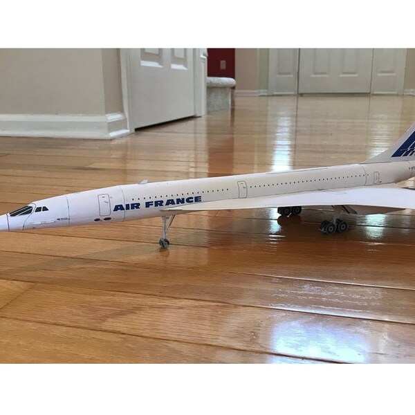 Paper Concorde Air France - Etsy