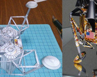 Lunar Lander Paper Model
