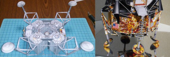 Lunar Lander Paper Model