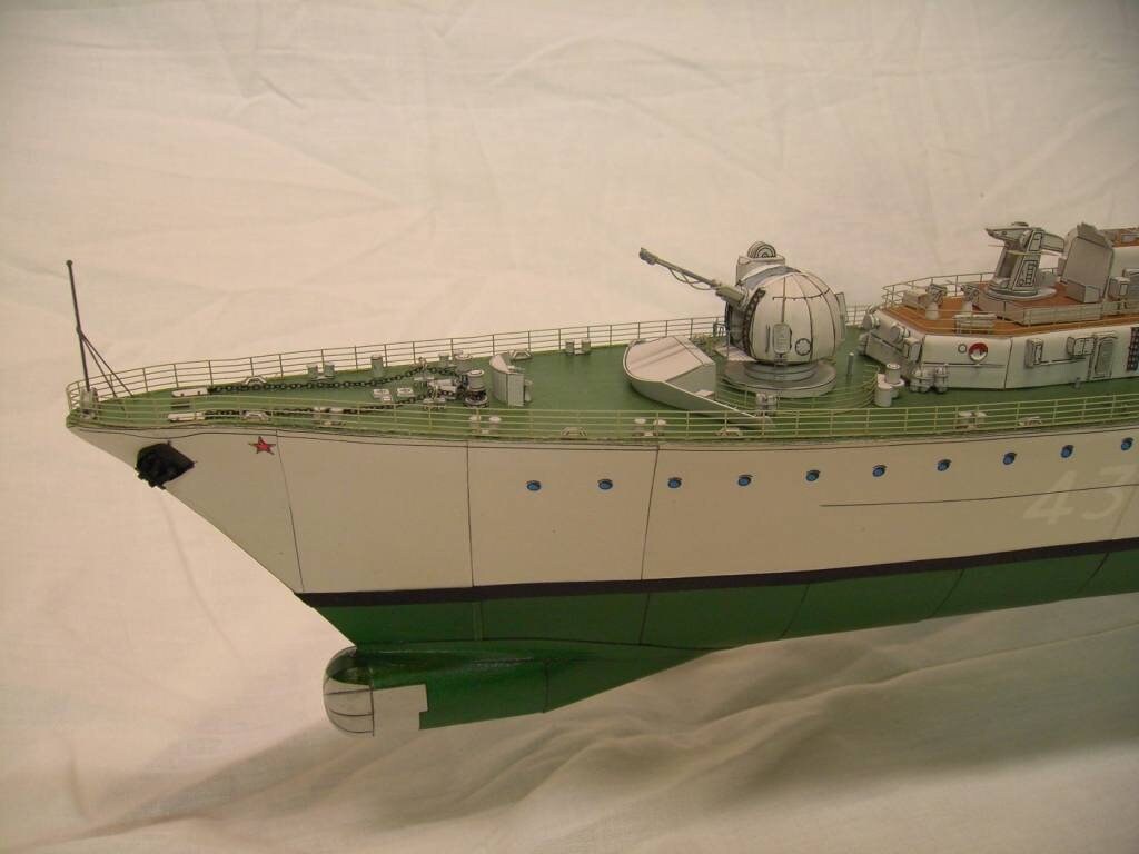 Sovremenny Class Destroyer Soviet Battle Ship Papercraft Paper - Etsy
