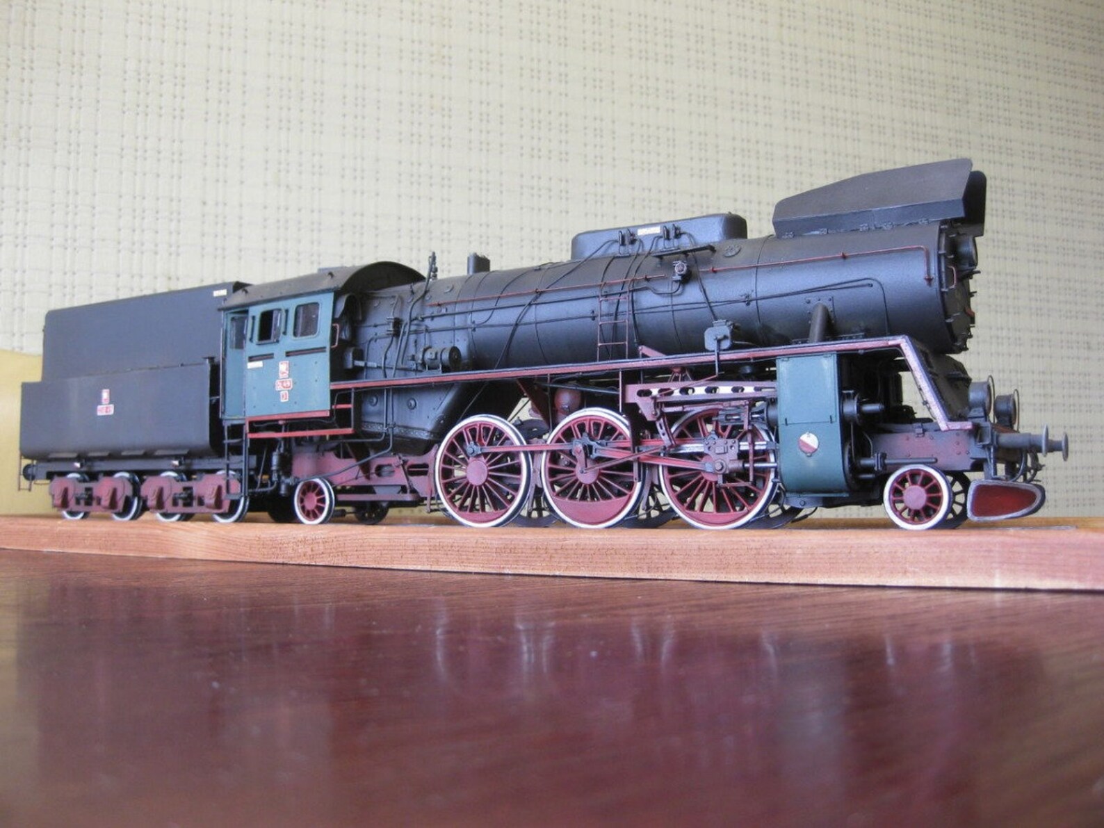 Steam Locomotive Train Papercraft Paper Color Model Plans & - Etsy