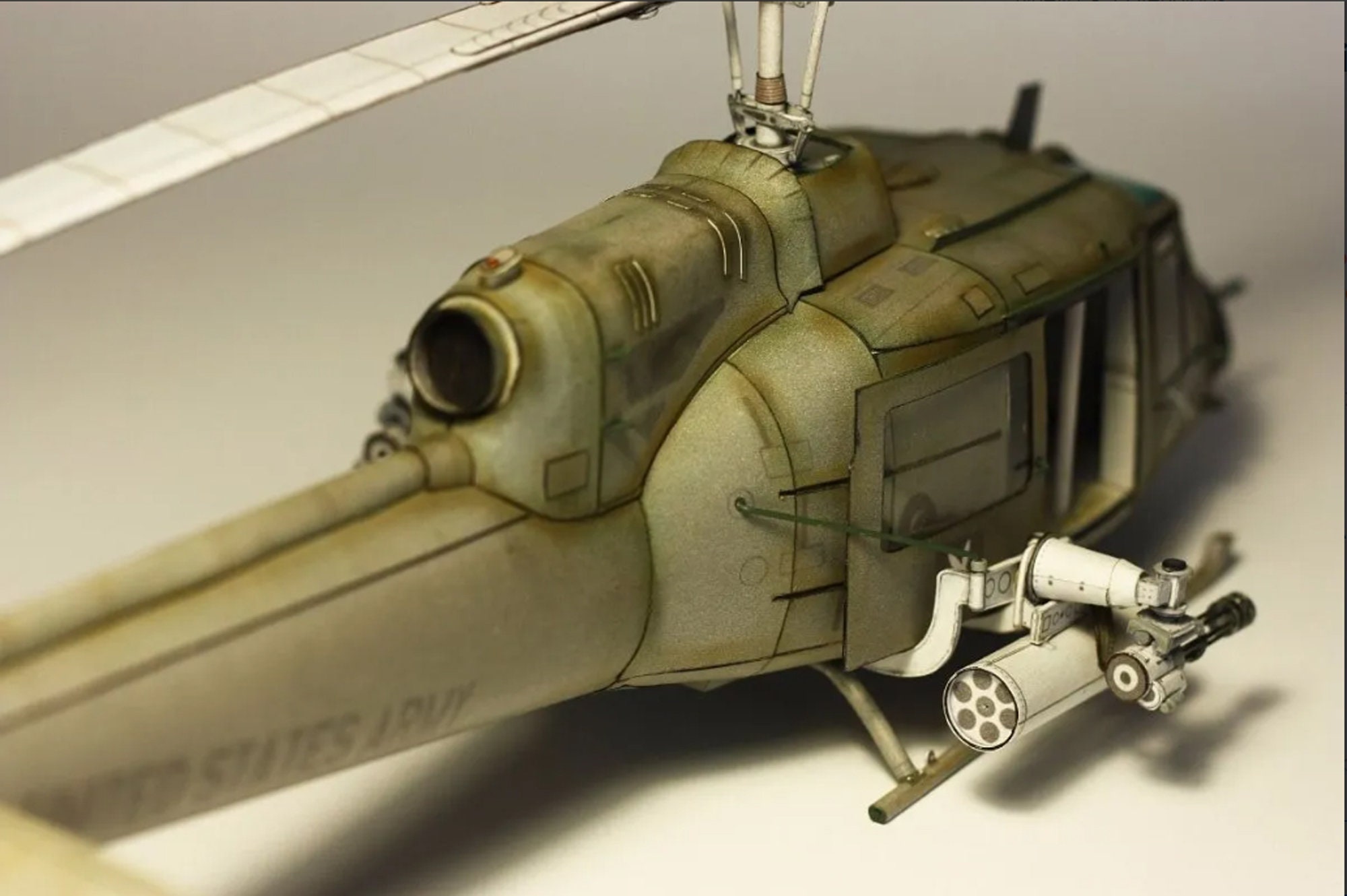 Papercraft 3D Model Helicopter Paper Helicopter Digital - Etsy