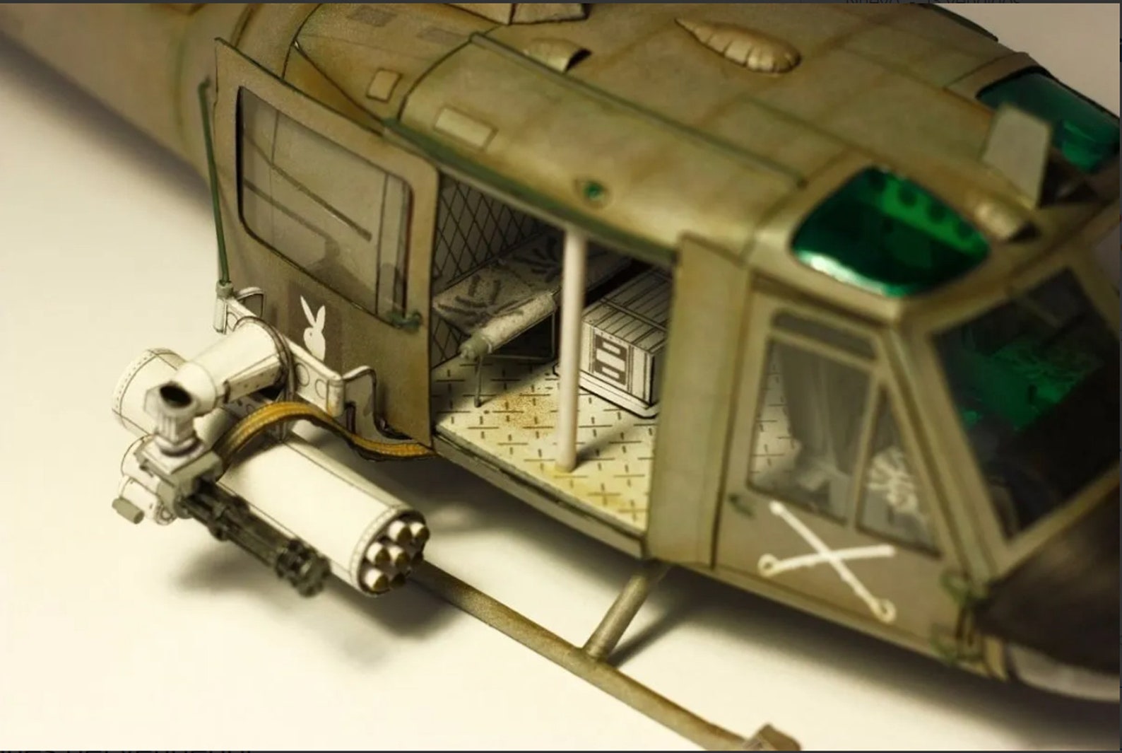 PaperCraft Hélicoptère modèle 3D Hélicoptère en papier - Etsy France