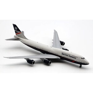 Retro British Airways Boeing 747 Jumbo Diecast Commercial Aircraft Jet ...