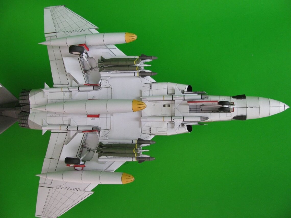 Navy F-4 Phantom 3D Attack Fighter Aircraft Papercraft Paper - Etsy UK