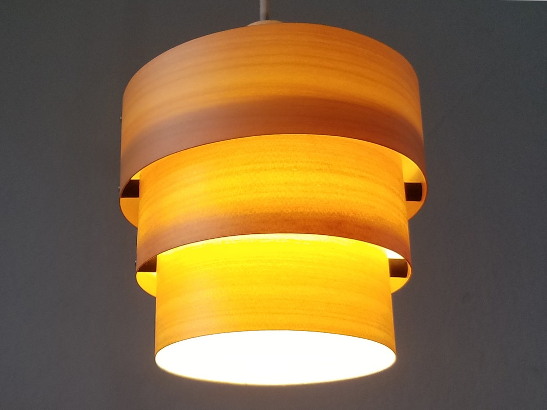Modern Pendent Lighting LAMP Available in Different Sizes, Wood ...
