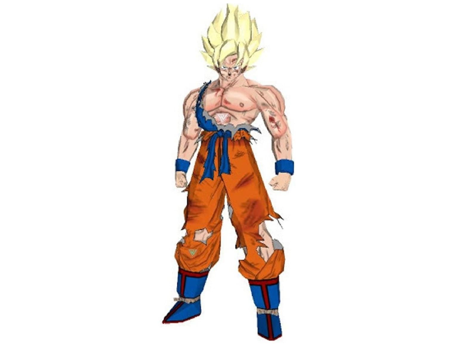 Goku Papercraft 3D Paper Model Digital File Plans Diy Paper - Etsy Canada