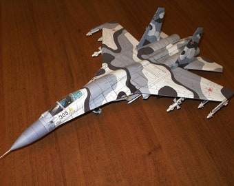 Papercraft Su 34 - Etsy
