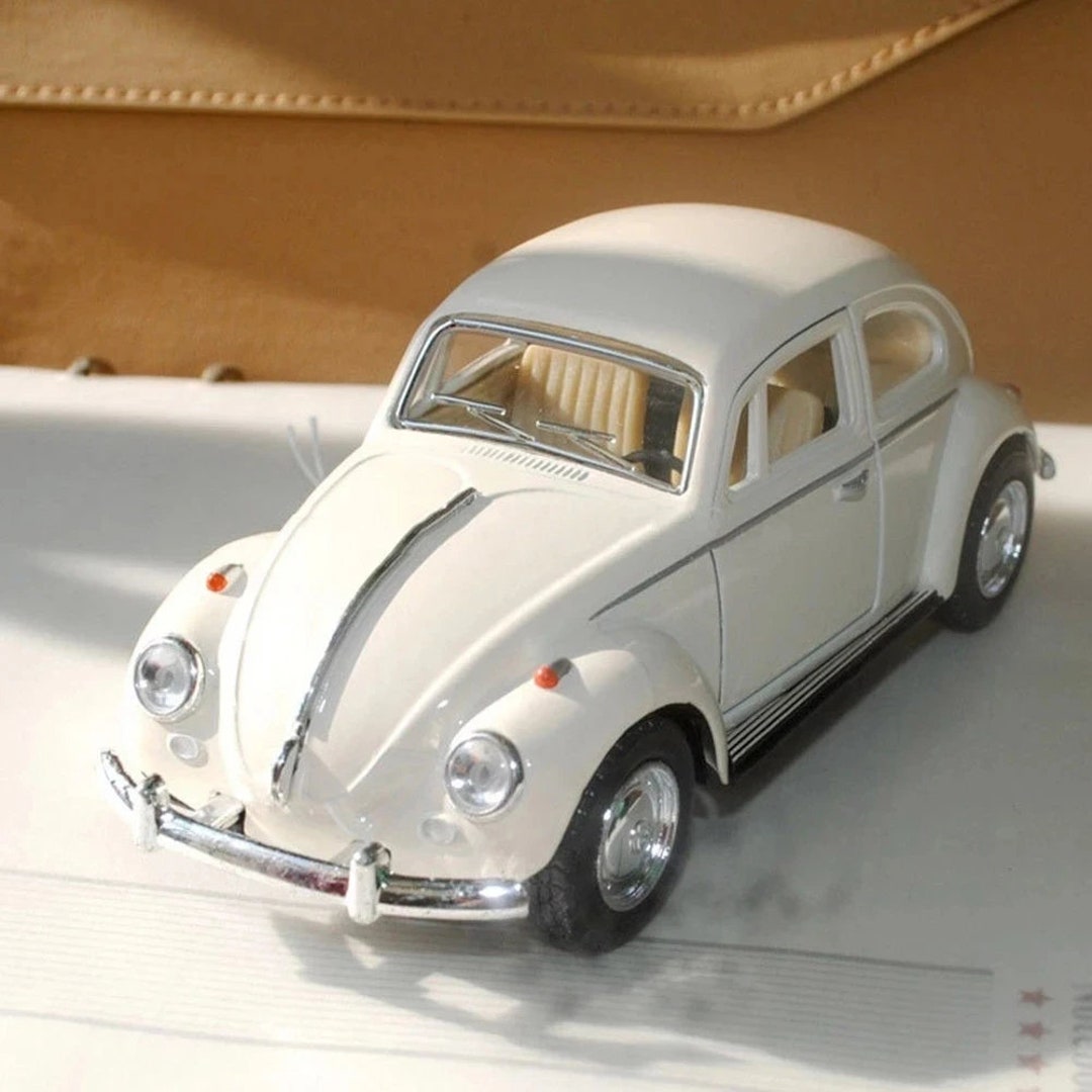 VW Volkswagen Scale Model Retro Vintage Beetle Diecast Pull Back Car ...
