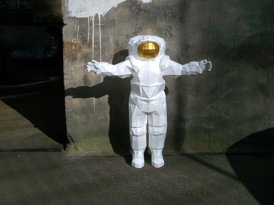 Astronaut Papercraft 3D Paper Model Paper Craft Home Decor - Etsy