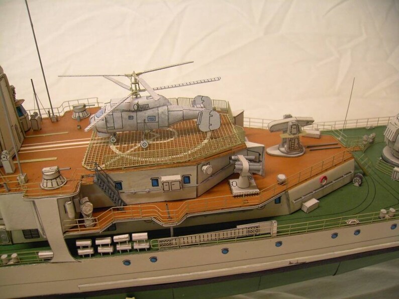 Sovremenny Class Destroyer Soviet Battle Ship Papercraft Paper - Etsy
