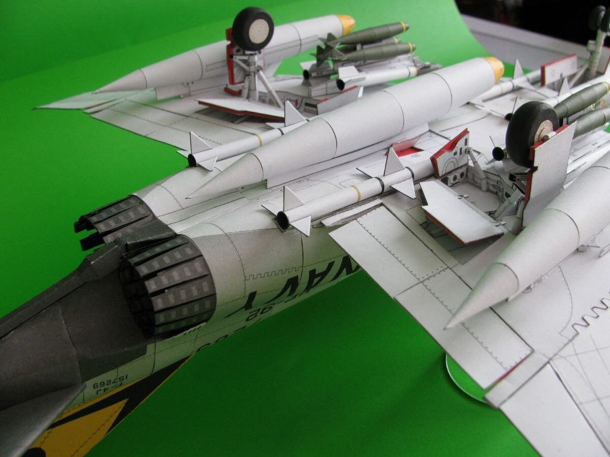 Navy F-4 Phantom 3D Attack Fighter Aircraft Papercraft Paper - Etsy UK