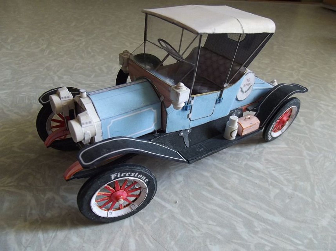 EMF 30 Roadster PaperCraft Paper Color Model Planes y archivos - Etsy ...