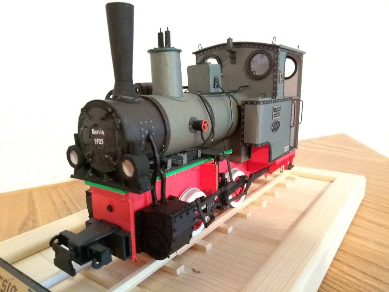 Steam Locomotive Train Papercraft Paper Color Model Plans & - Etsy Canada