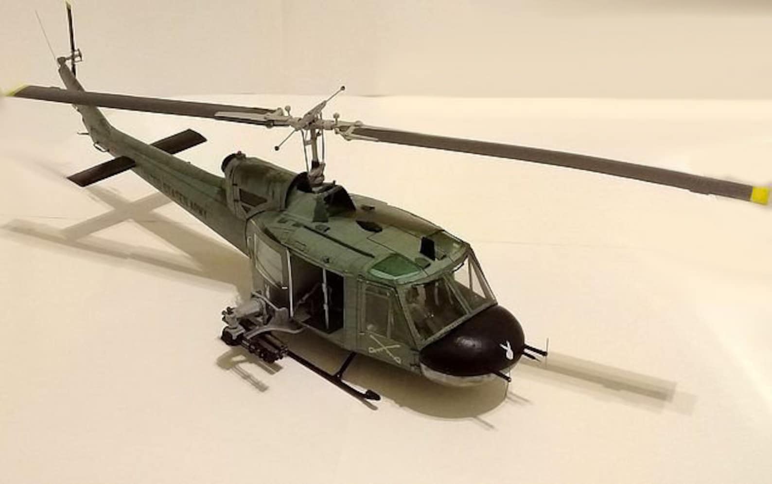 PaperCraft helicóptero modelo 3D helicóptero de papel - Etsy España