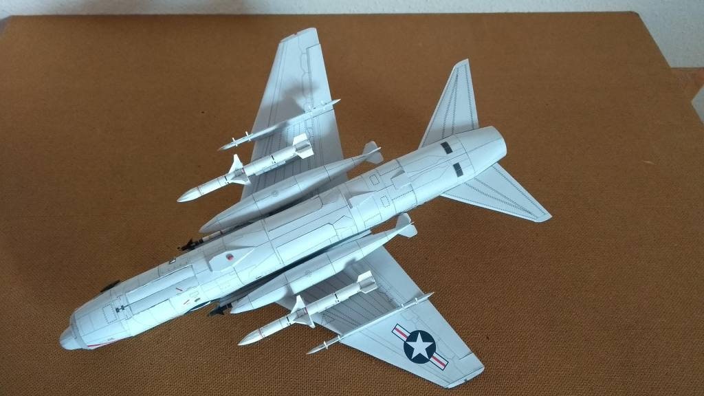 Chance Vought A-7 Corsair II Attack Navy Aircraft Papercraft - Etsy