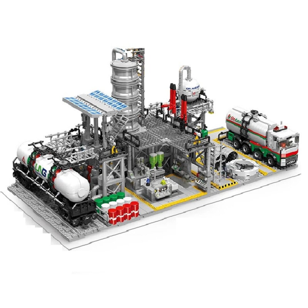 Natural Gas Storage Center Laboratory City Building Blocks Briks Model ...