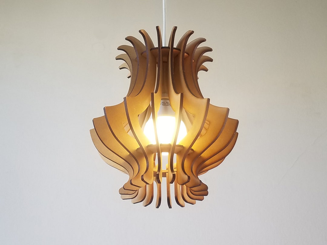 Pendant Light Pendant Lamp Wood Pendant Light Chandelier - Etsy