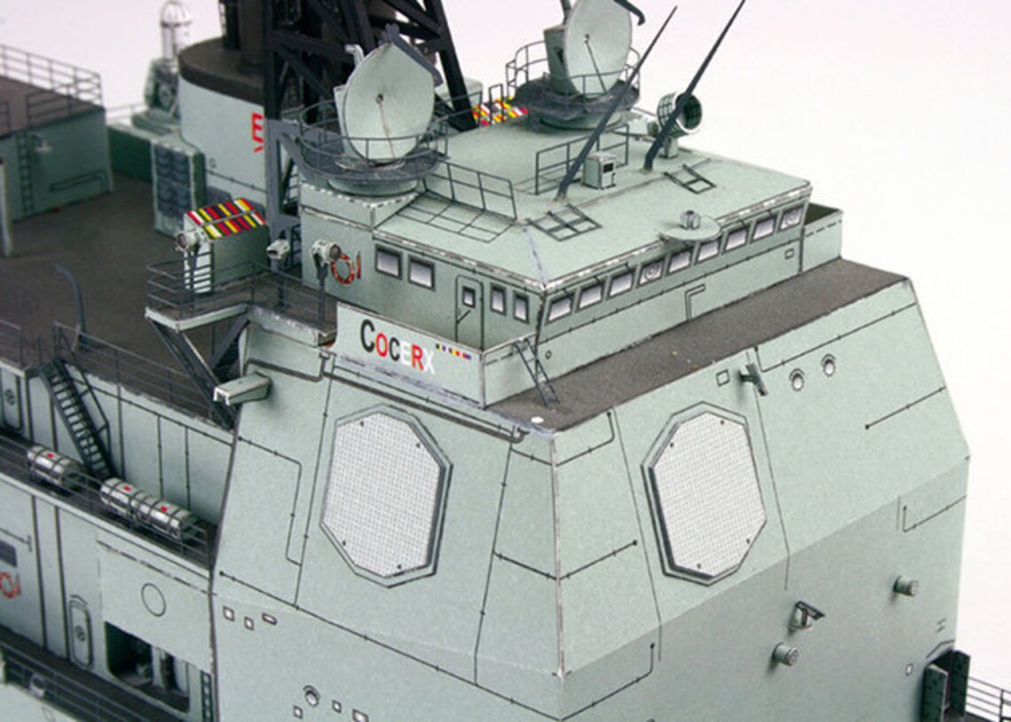 Papercraft 3d Paper Model Ship Paper Craft Ship Digital Etsy