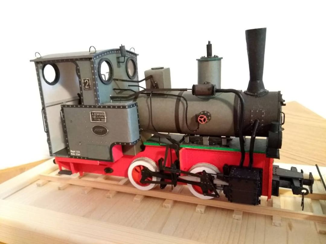 Papercraft Steam Train