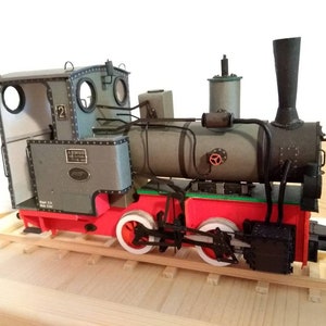 Steam Locomotive Train Papercraft Paper Color Model Plans ...