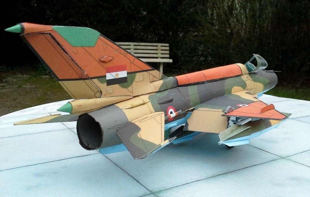 Mikoyan-Gurevich MiG-21 Fishbed Fighter Aircraft PaperCraft | Etsy