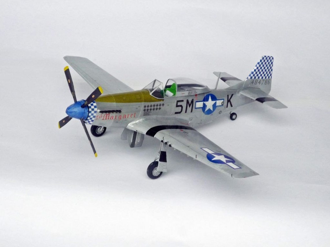 Mustang P-51 Aircraft PaperCraft Paper Color Model Plans & | Etsy