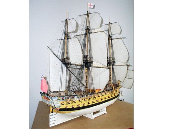 Papercraft 3D Paper Model Ship Paper Craft Ship Digital | Etsy Ireland