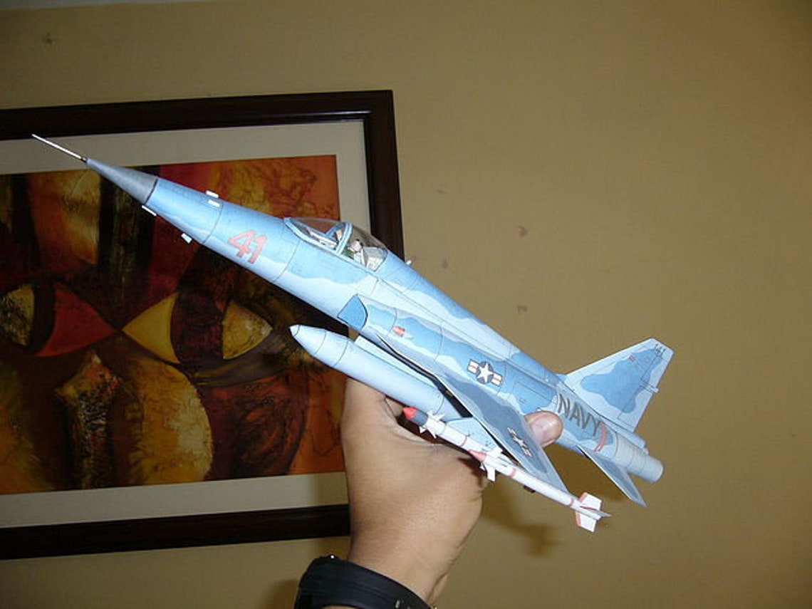 F-5 Tiger II Aircraft PaperCraft Paper Color Model Plans & | Etsy