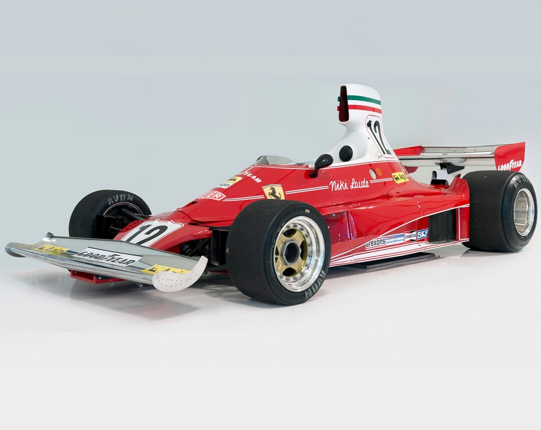F1 Racing Cars, James Hunt, Niki Lauda, 3D Paper Model Papercraft ...