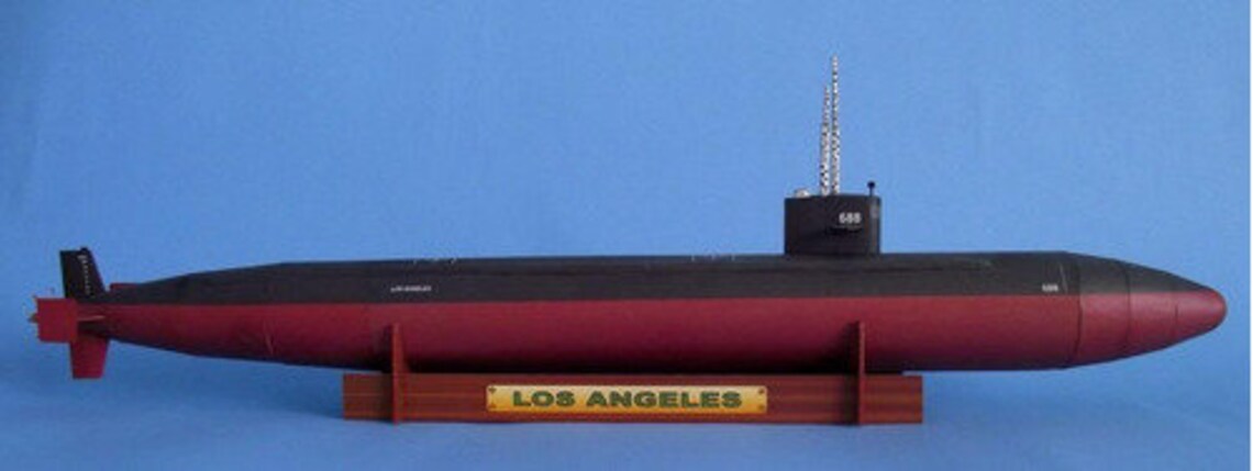 Papercraft 3D Model Submarine Paper Submarine Digital File - Etsy