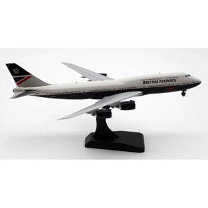 Retro British Airways Boeing 747 Jumbo Diecast Commercial Aircraft Jet ...