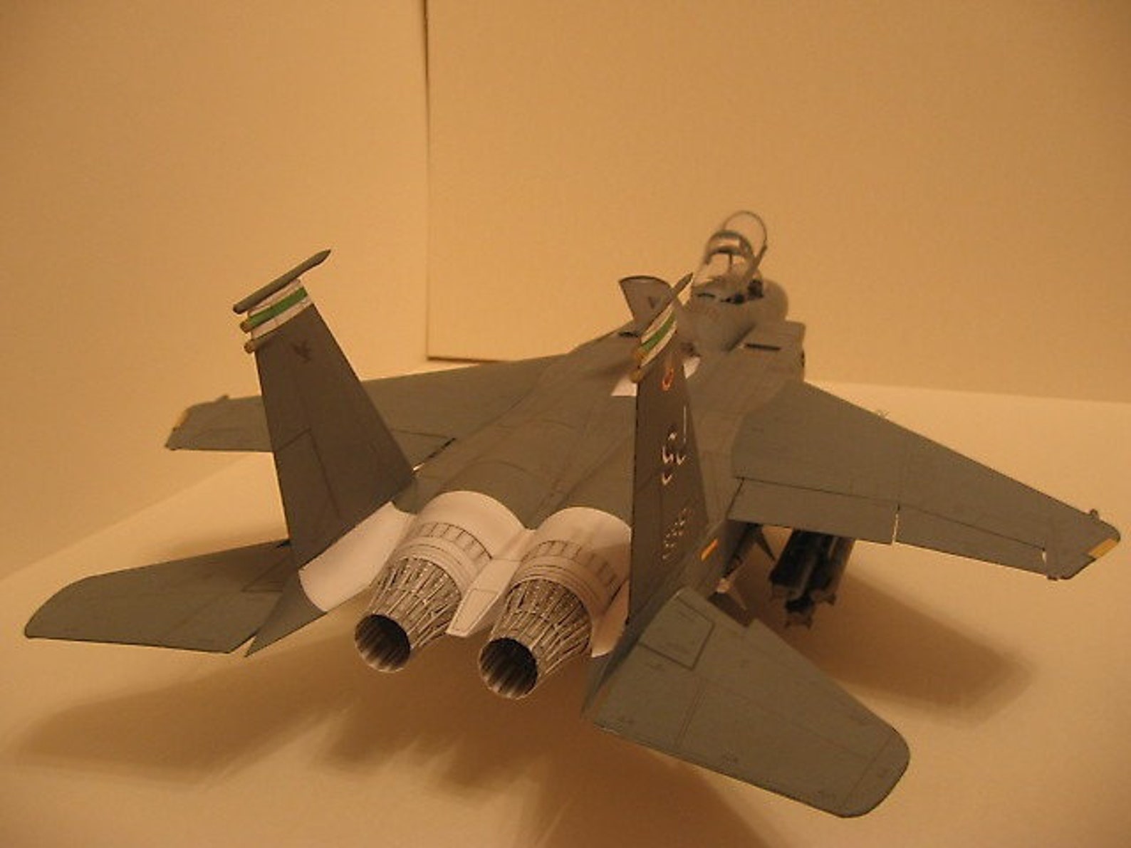 F-15 Strike Eagle Aircraft PaperCraft Paper Color Model Plans | Etsy