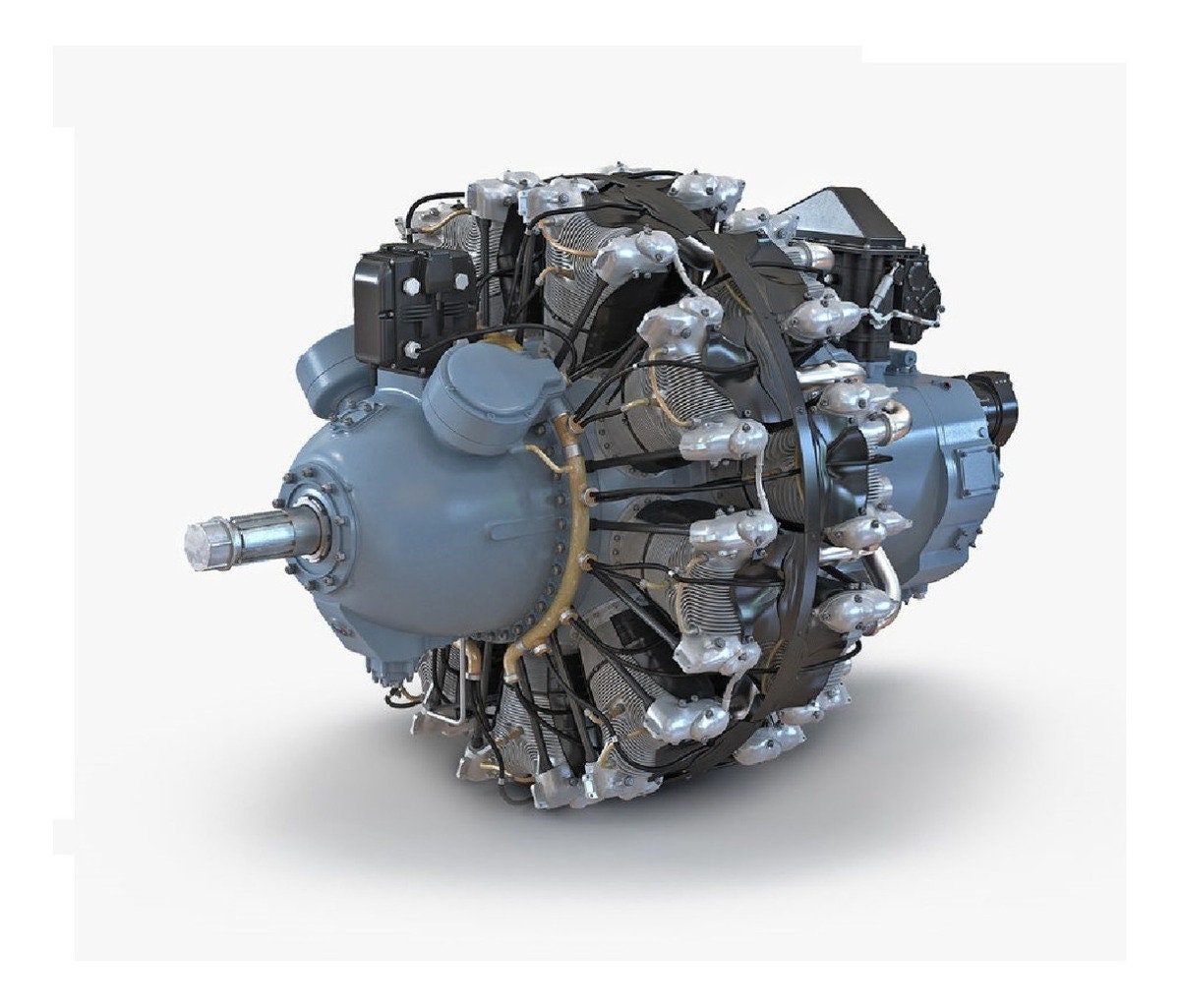 Radial Engine Clipart