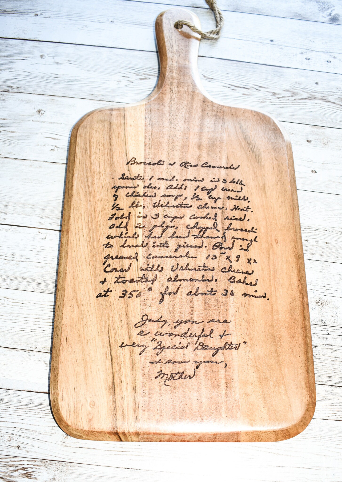 Recipe Cutting Board - Etsy