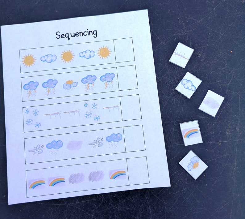 PRINTABLE Weather Themed Print and Go Activity Pack - Etsy